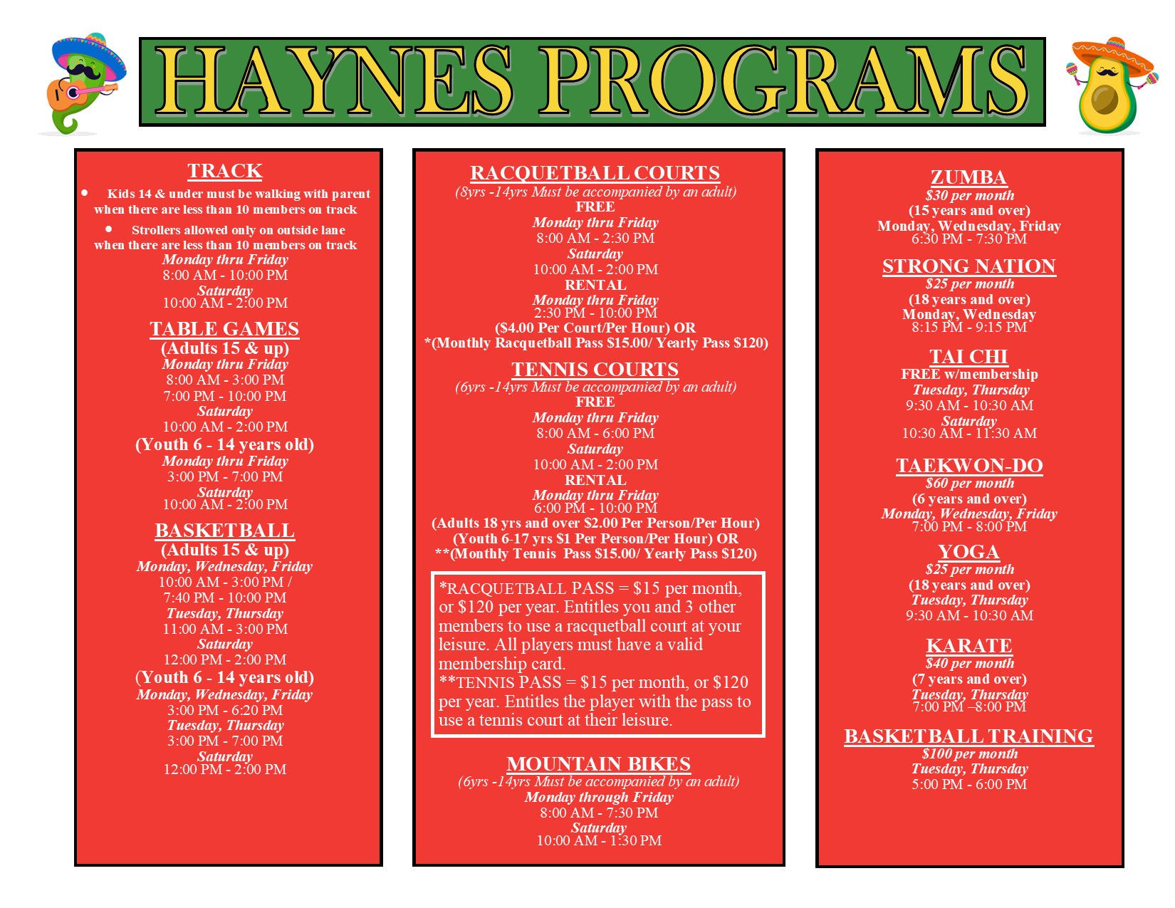 Haynes Recreation Center | Parks & Recreation Department