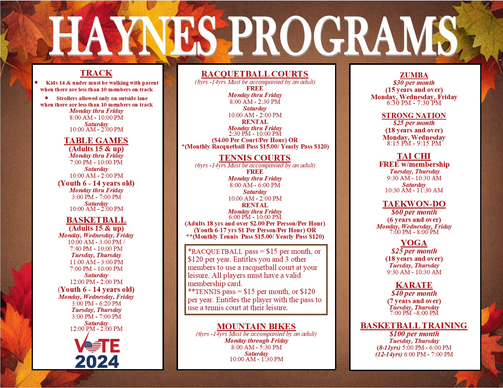 Haynes Recreation Center | Parks & Recreation Department