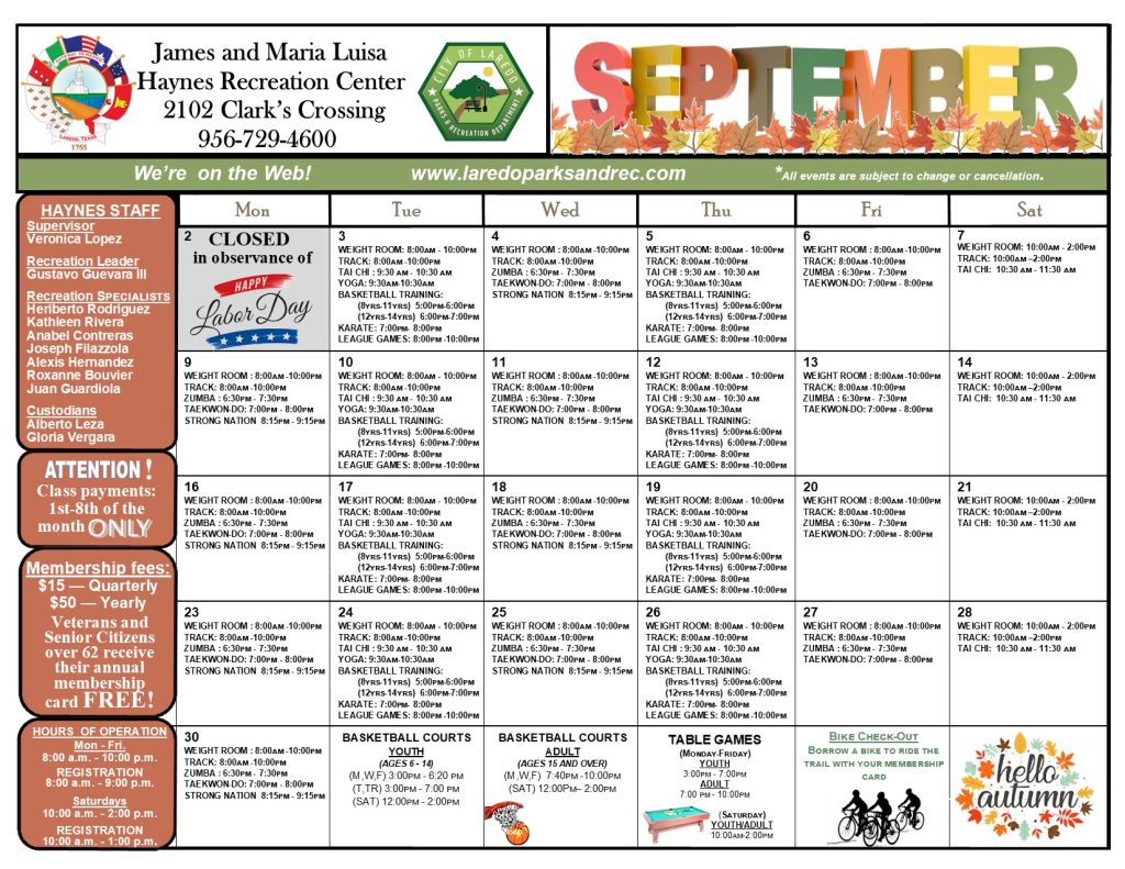 Haynes Recreation Center | Parks & Recreation Department